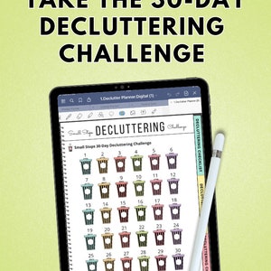 Digital Decluttering Planner, iPad Tablet, Goodnotes, Digital Notebook ...