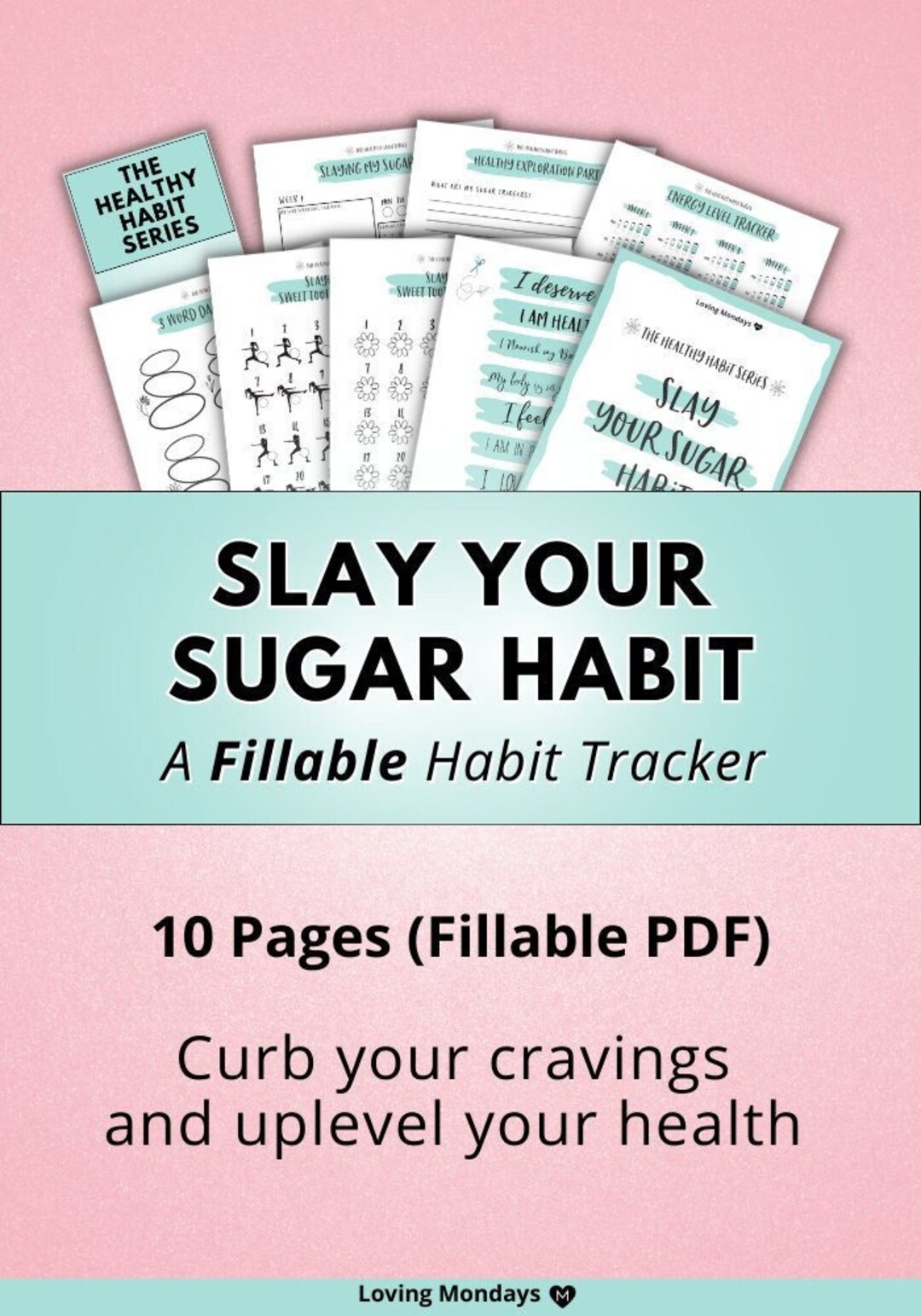 Fillable Habit Tracker Planner ~ Fillable Habit Tracker Journal ...
