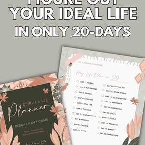 Fillable Life Planner ~ Fillable PDF ~ Life Tracker ~ Goal Planner ...