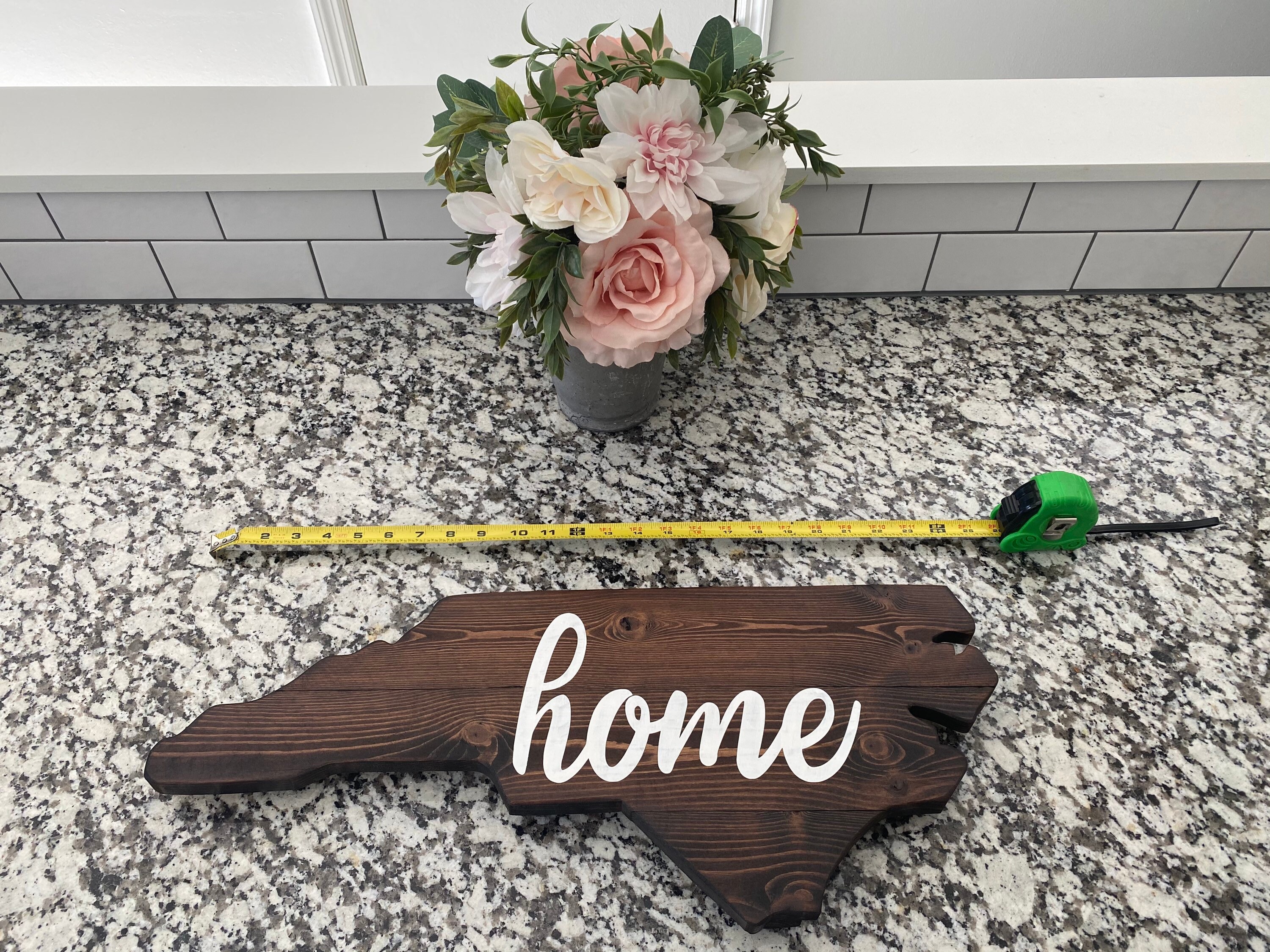 Wooden North Carolina Sign, Pick Stain, North Carolina Art, North ...