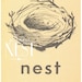 Vintage Flash Card "n is for Nest" Instant Download - Etsy