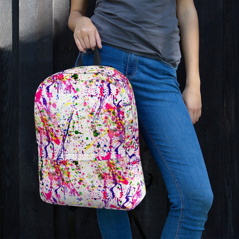 80s Throwback Jackson Pollock Inspired 80s Retro Paint Splatter ...