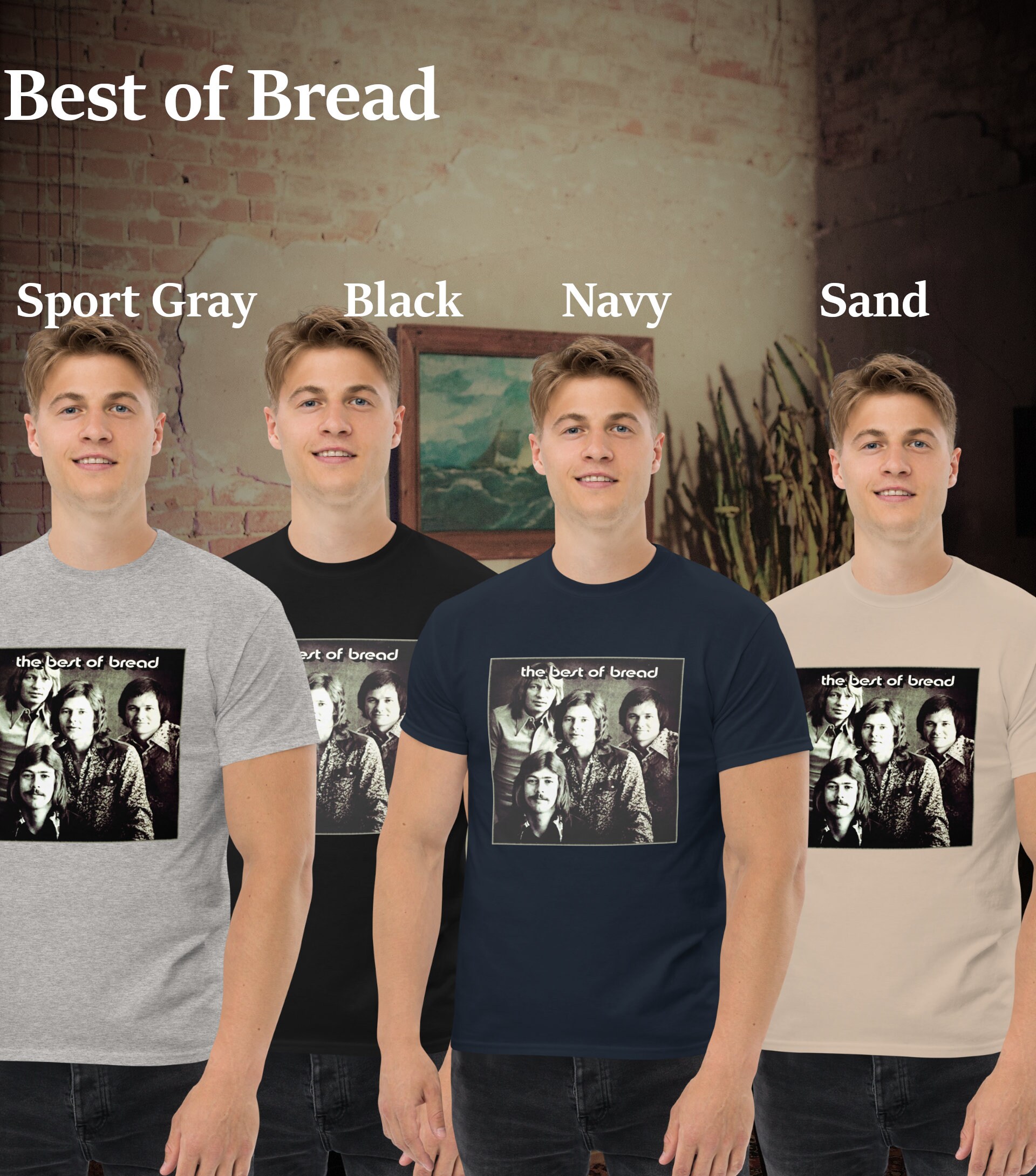 Vintage Bread Album Cover Art 2 Different T-shirts to Choose - Etsy