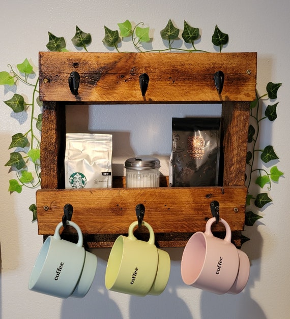 Pallet Coffee Mug Holder - Etsy