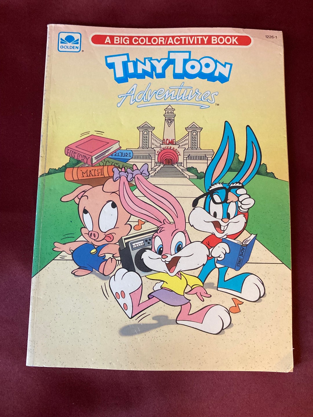 Vintage 1990 A Golden Book TINY TOON Adventures Big Golden Book ...