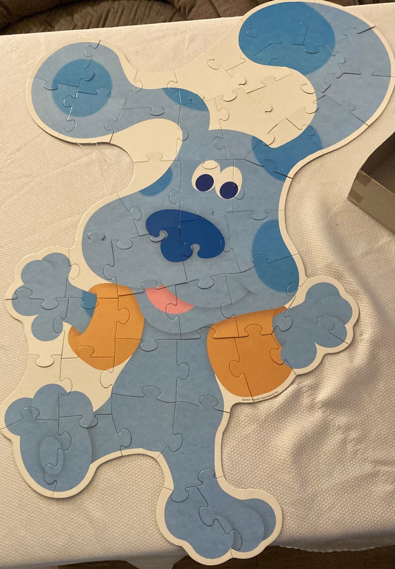 Vintage 2002 NICK JR Blues Clues My Size 3 Feet 46 Piece - Etsy