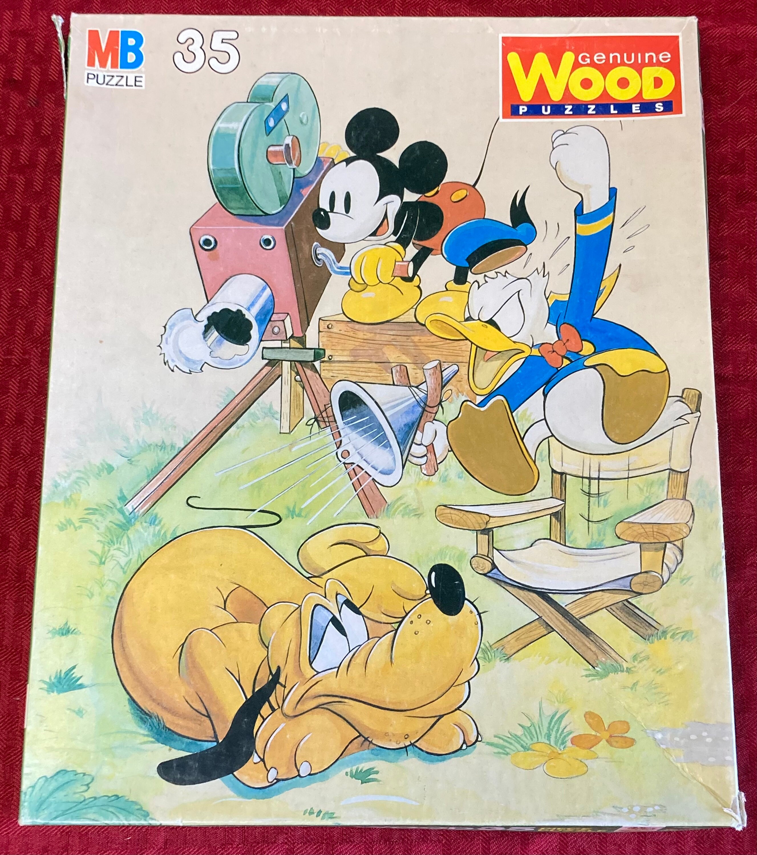 Vintage 1982 MB Walt Disneys Mickey Mouse Donald Duck Pluto - Etsy