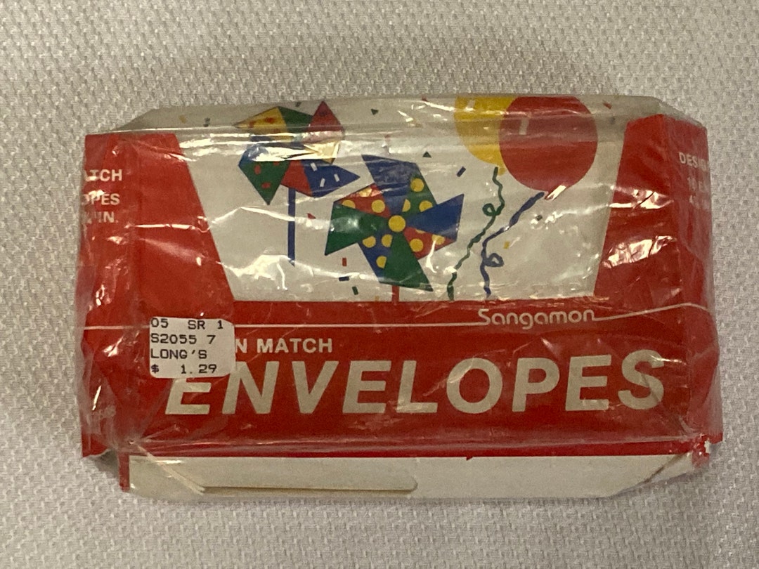 Vintage 1980s Sangamon Envelopes Package of 16 - Etsy