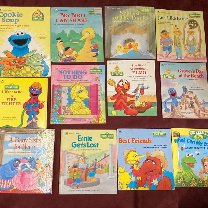 Sesame Street Books - Etsy