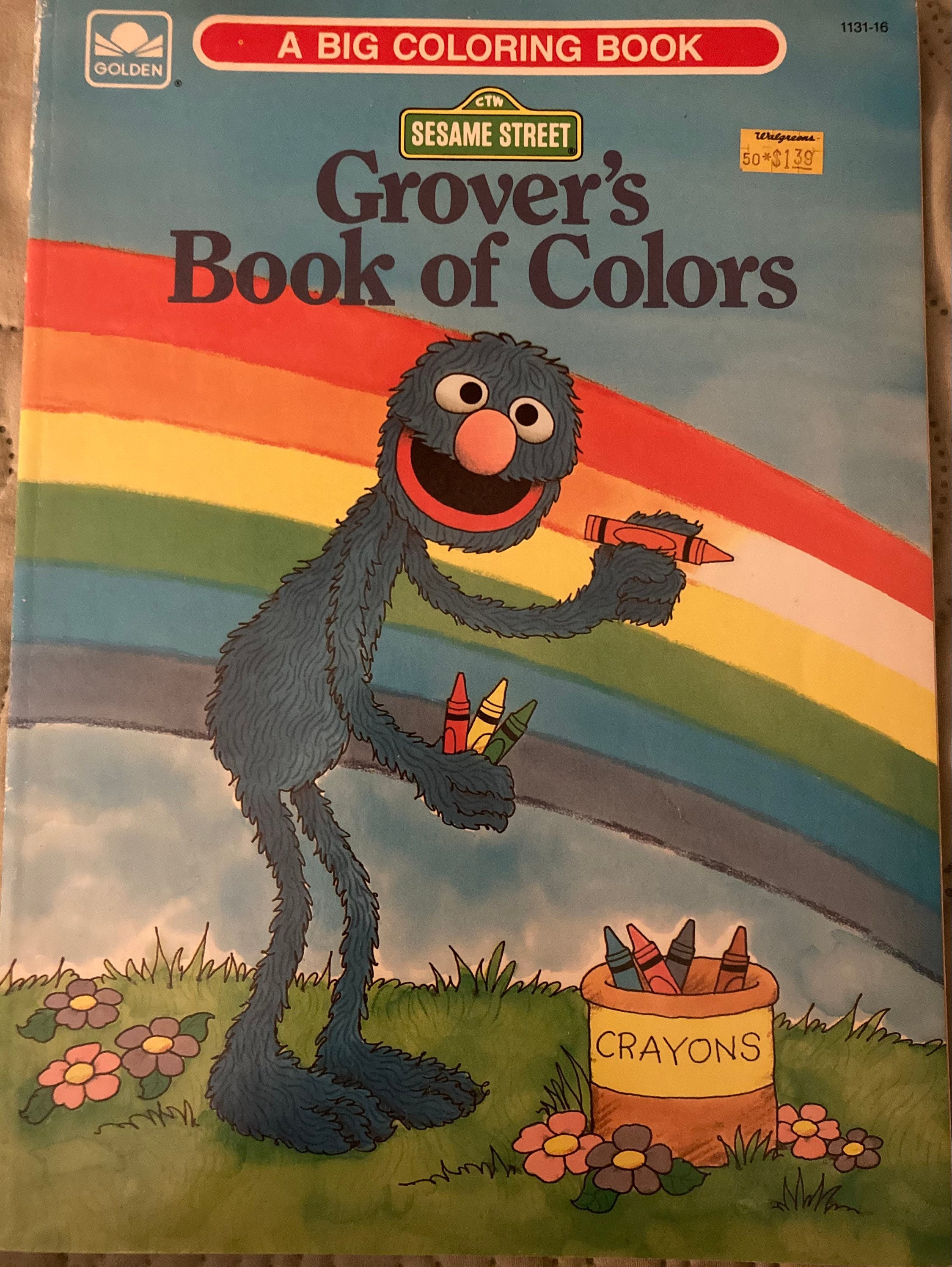 Grover Sesame Street Coloring Pages