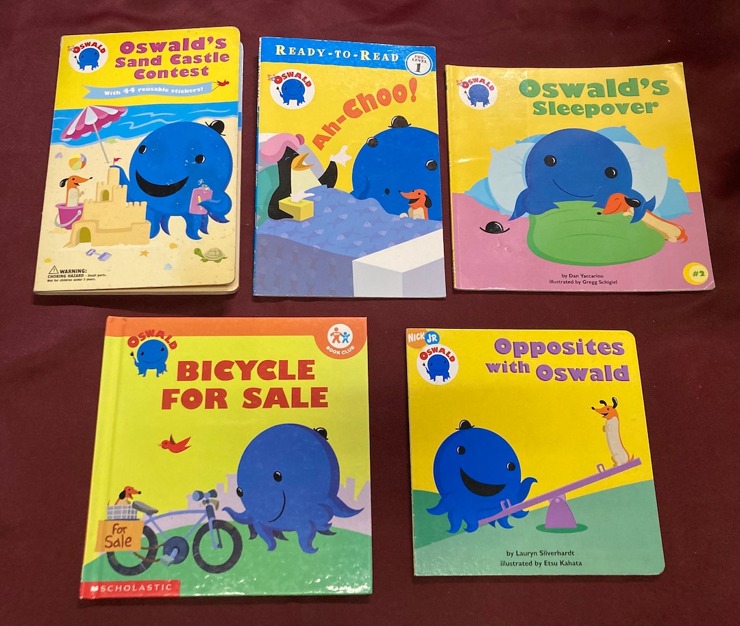 Set of 5 Vintage NICK JR OSWALD Books - Etsy