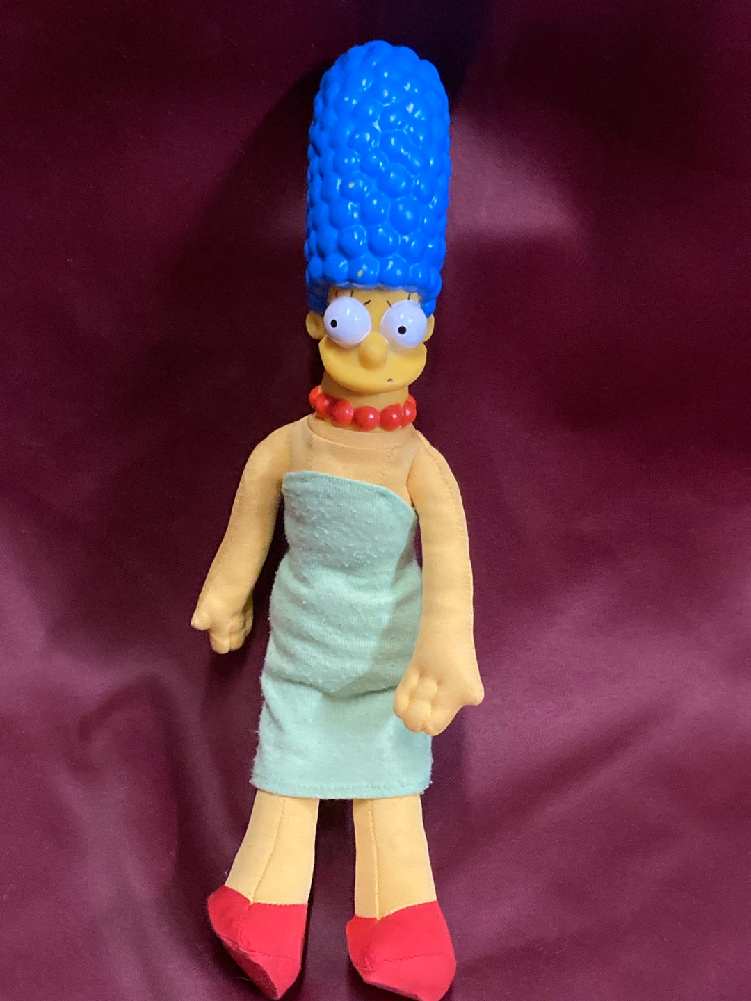Vintage 1990 Marge Simpson Plush - Etsy