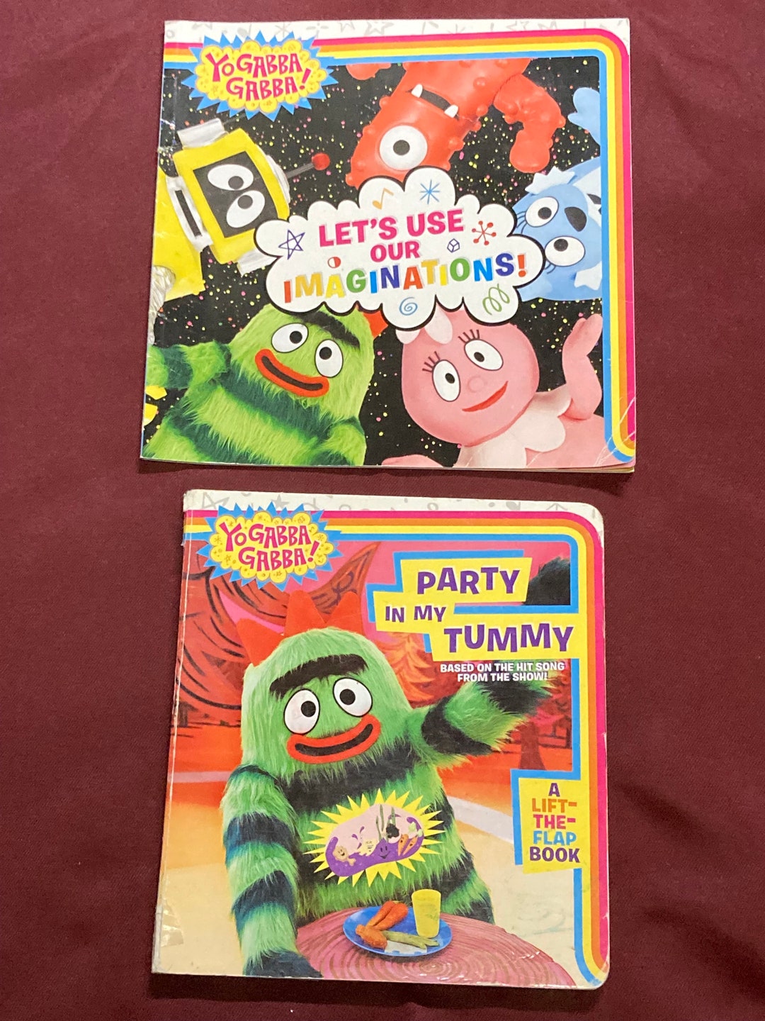 Set of 2 Nick Jr Yo GABBA GABBA Paperback/board Books - Etsy