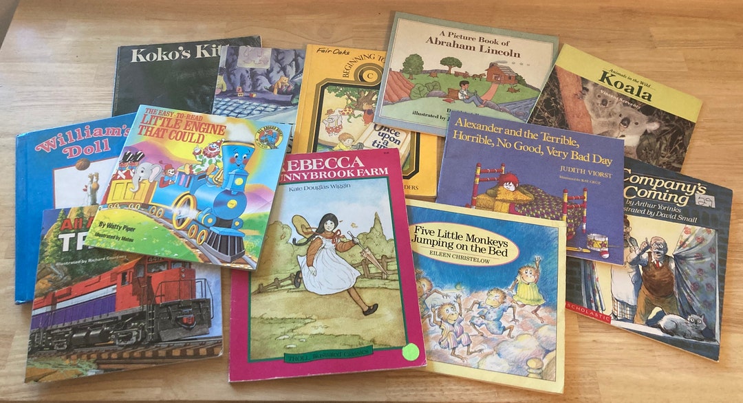 Set of 12 Vintage 1980s Childrens PAPERBACK Books - Etsy