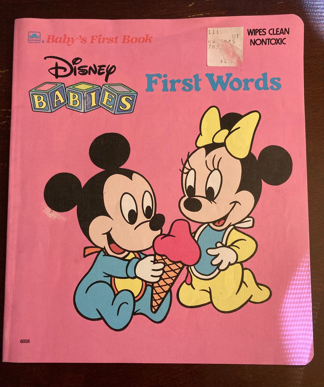 Vintage 1987 Disney BABIES First Words Babys First Book - Etsy