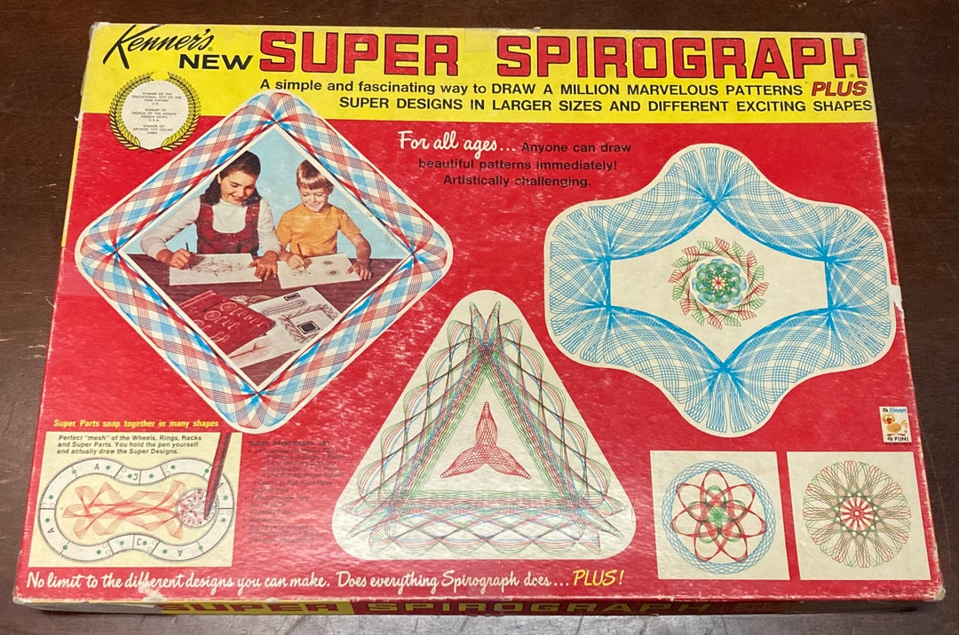 Vintage 1969 Kenners SUPER SPIROGRAPH PLUS - Etsy