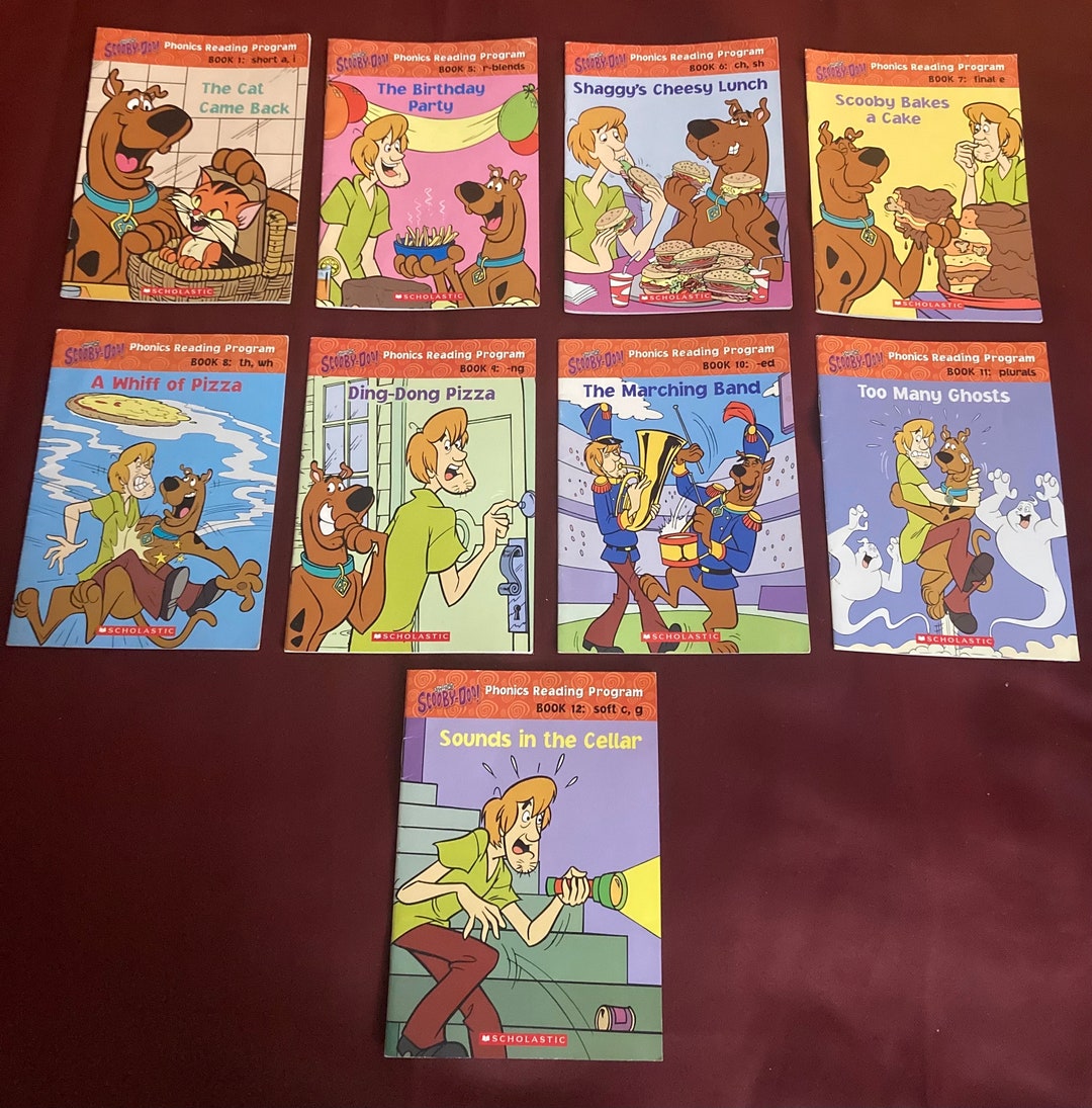 Set of 9 Vintage 2004 SCOOBY-DOO Phonics Reading Program Scholastic ...