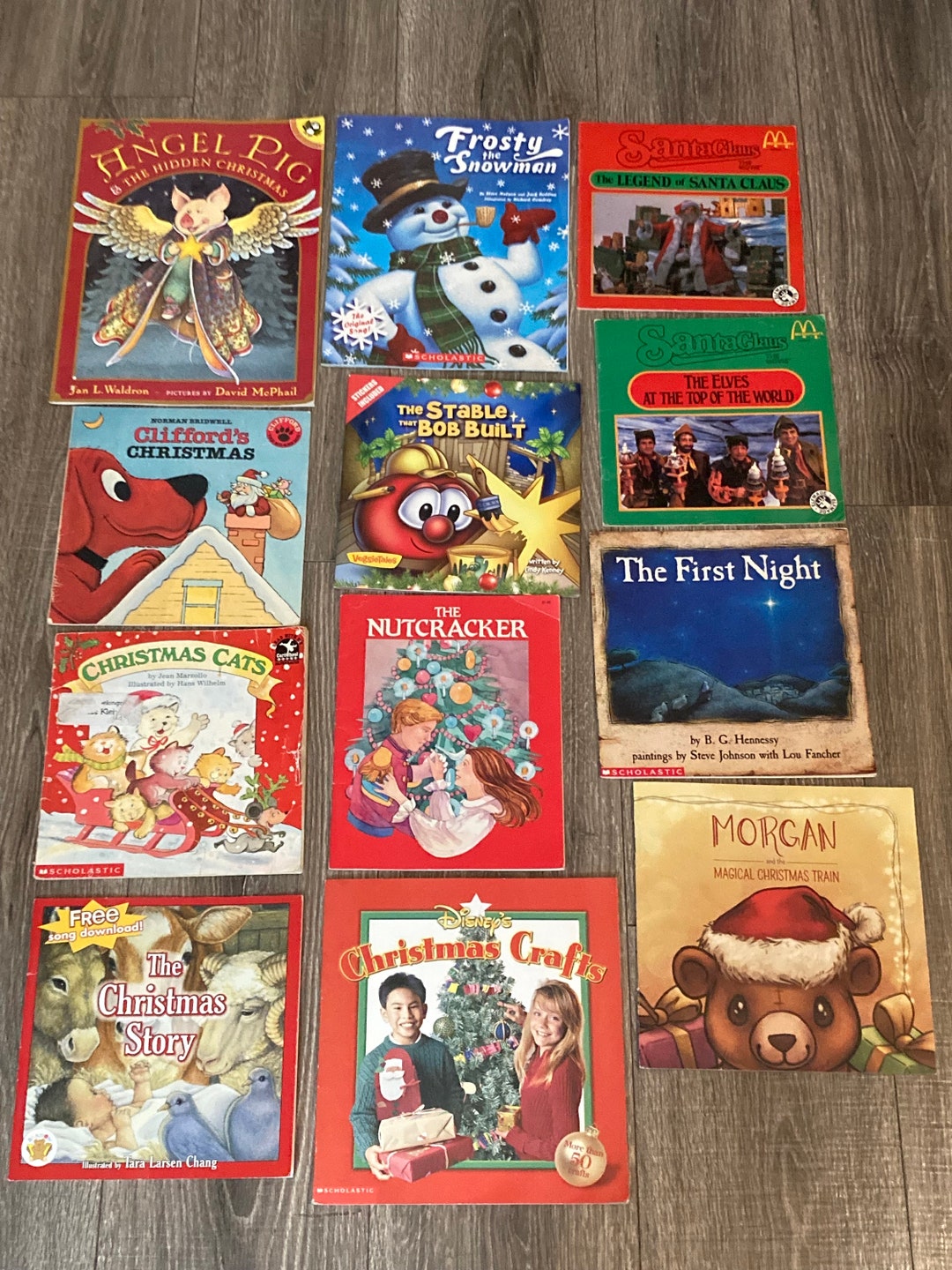 Set of 12 Vintage Childrens Christmas Books - Etsy