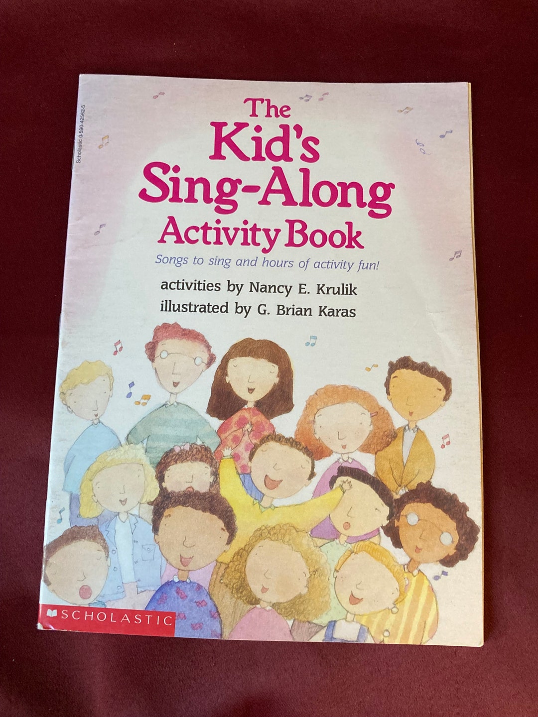 Vintage 1989 Scholastic the Kids Sing-along Activity/coloring Book by ...