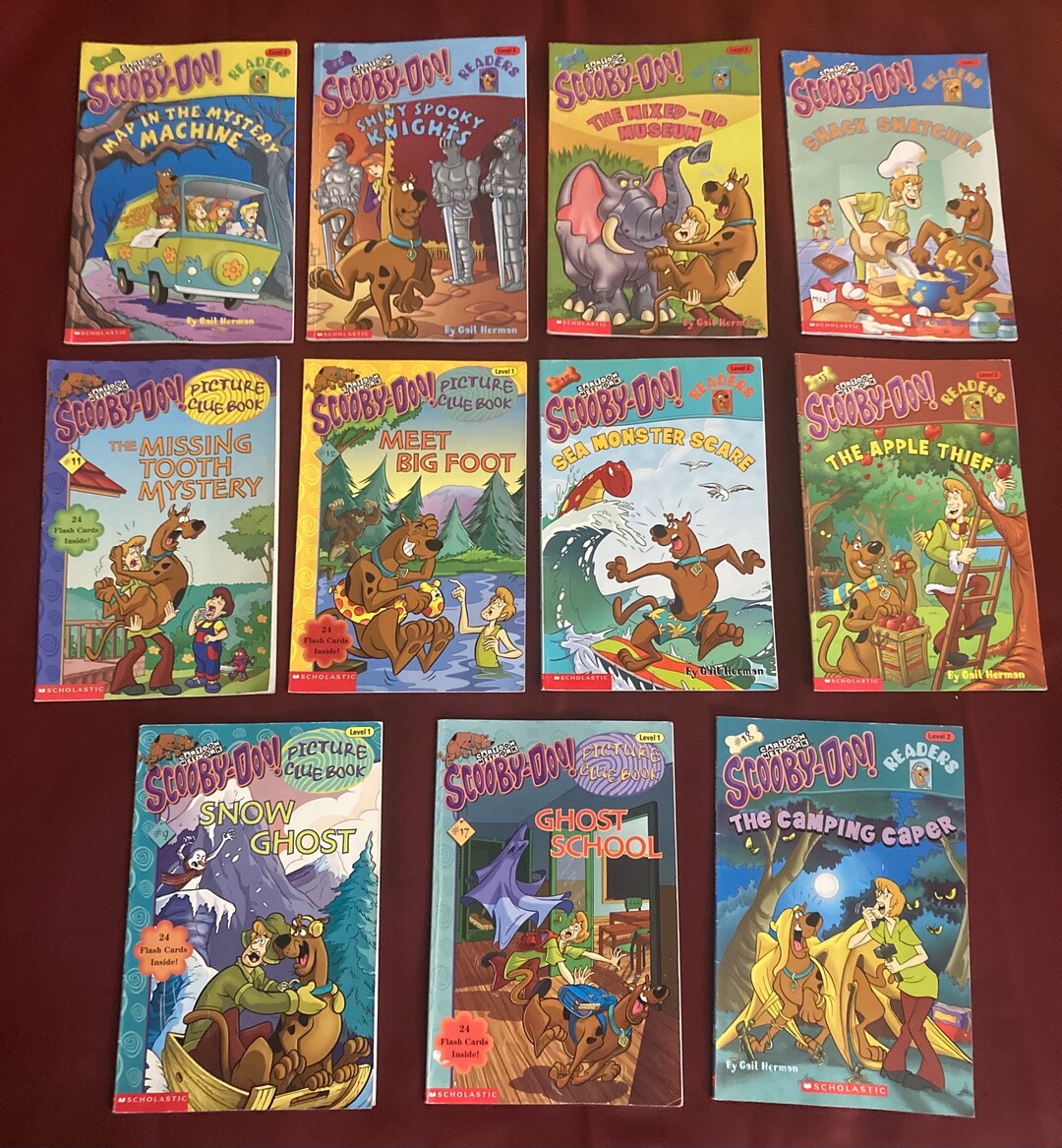 Set of 11 Vintage SCOOBY-DOO Scholastic Paperback Books - Etsy