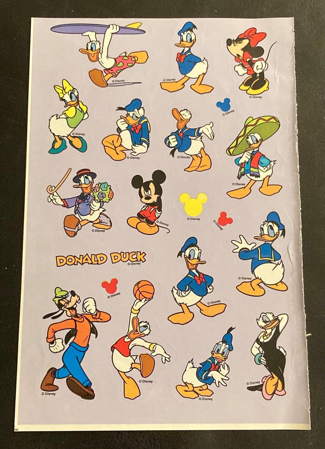Vintage 1990s Disneys Donald Duck/daisy Duck/mickey Mouse/minnie Mouse ...