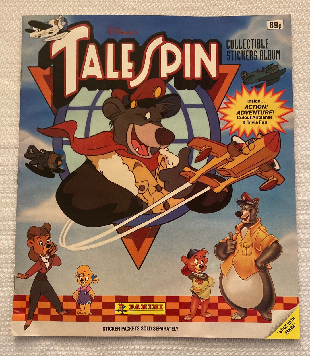 Vintage 1991 Disneys TAILSPIN Panini Collectible Sticker Album 110/180 ...