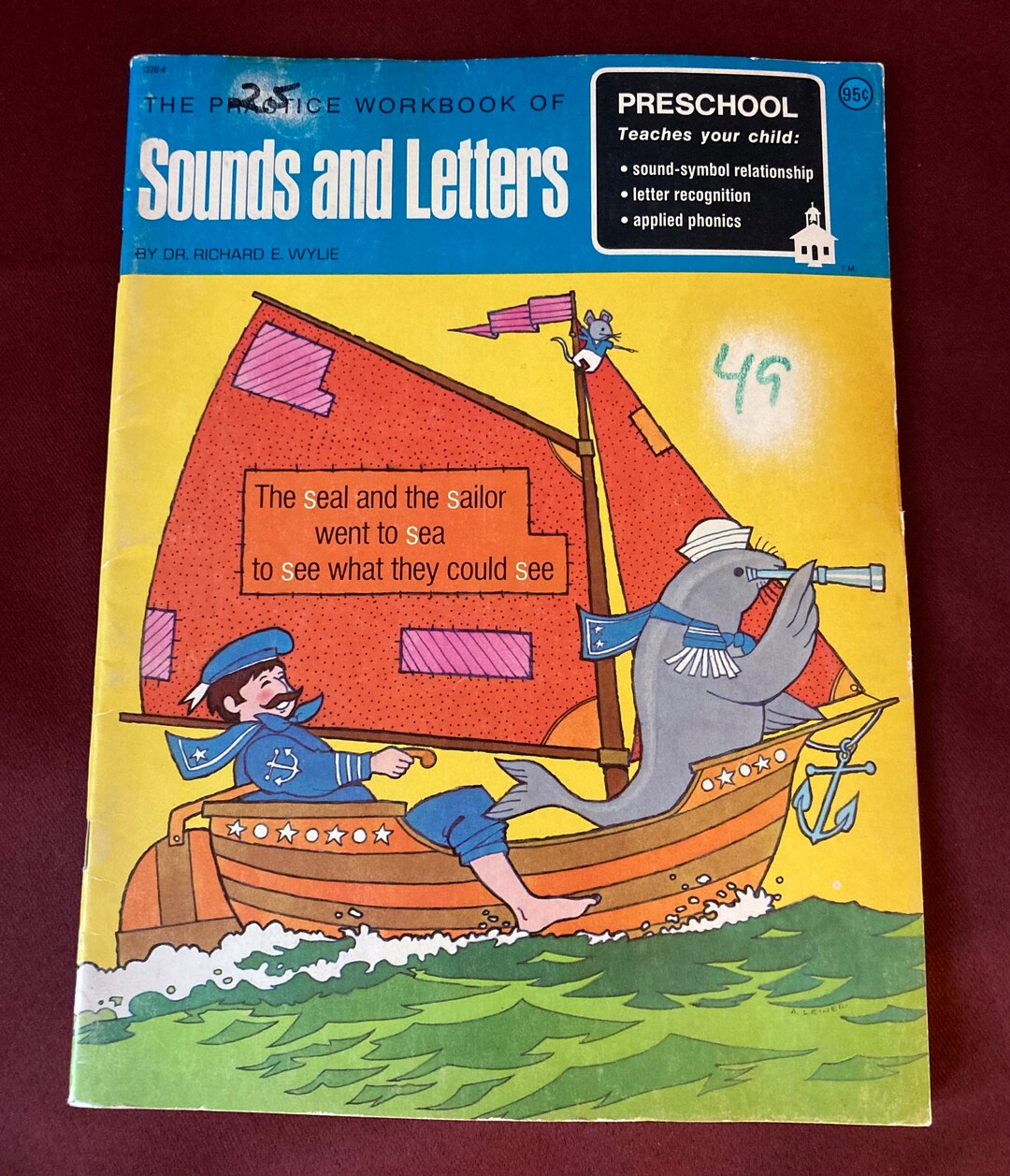Vintage 1974 Practice Workbook of Sounds & Letters Workbook for ...