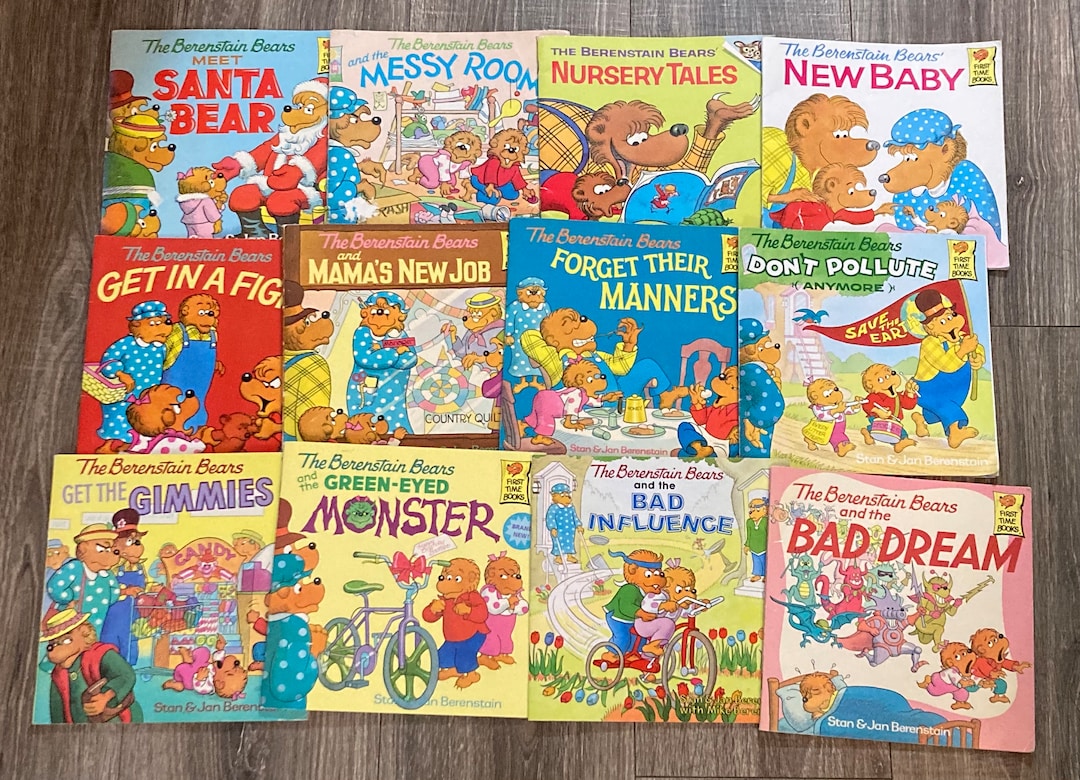 Set of 12 Vintage Original 1970's to 1990's the Berenstain Bears ...