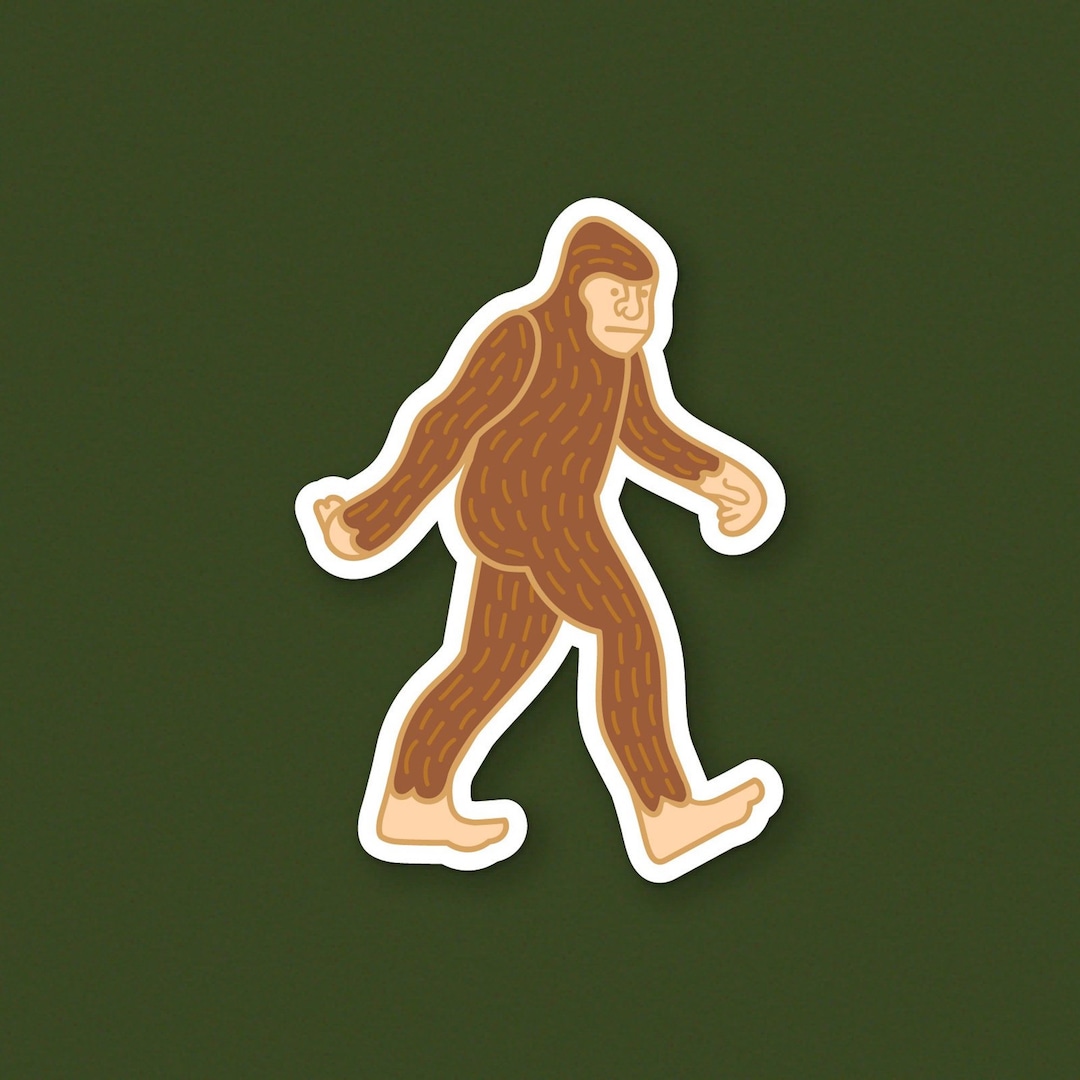 Sasquatch Aka Bigfoot Sticker - Etsy