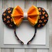 Candy Corn Mickey Ears . Candy Corn Minnie Ears . Halloween - Etsy