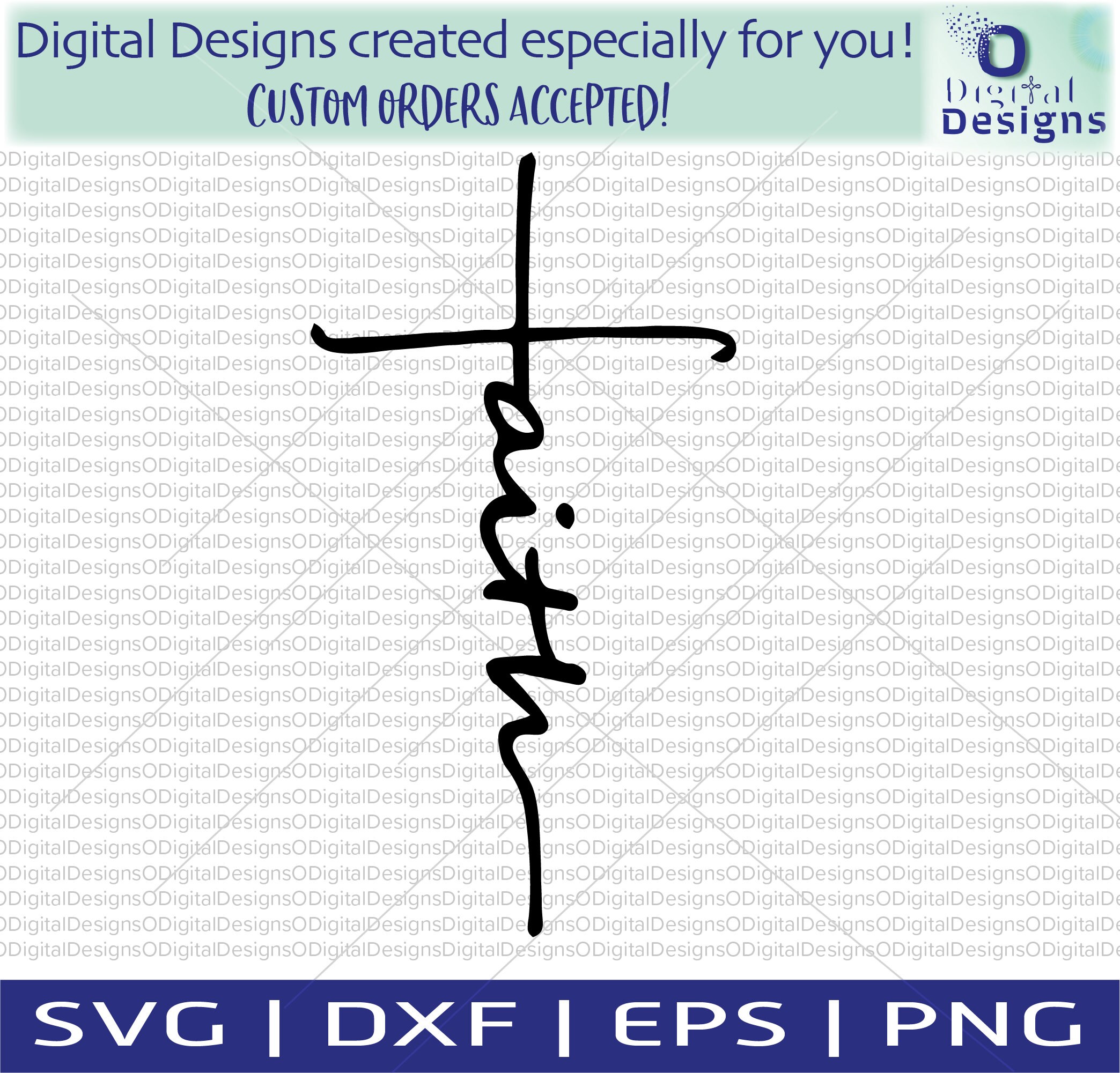 Faith Svg Christian DIY Religious Svg Popular SVG Faith Cross | Etsy