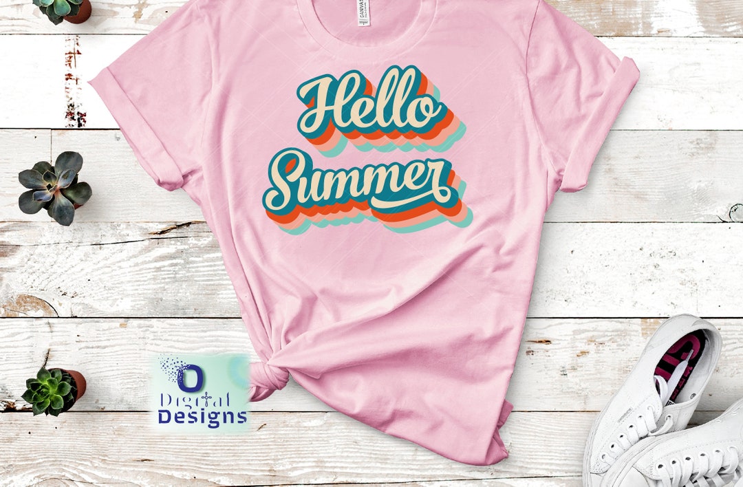 Summer Tshirt Svg Summertime Svg Summer Sign Svg Printable Instant ...