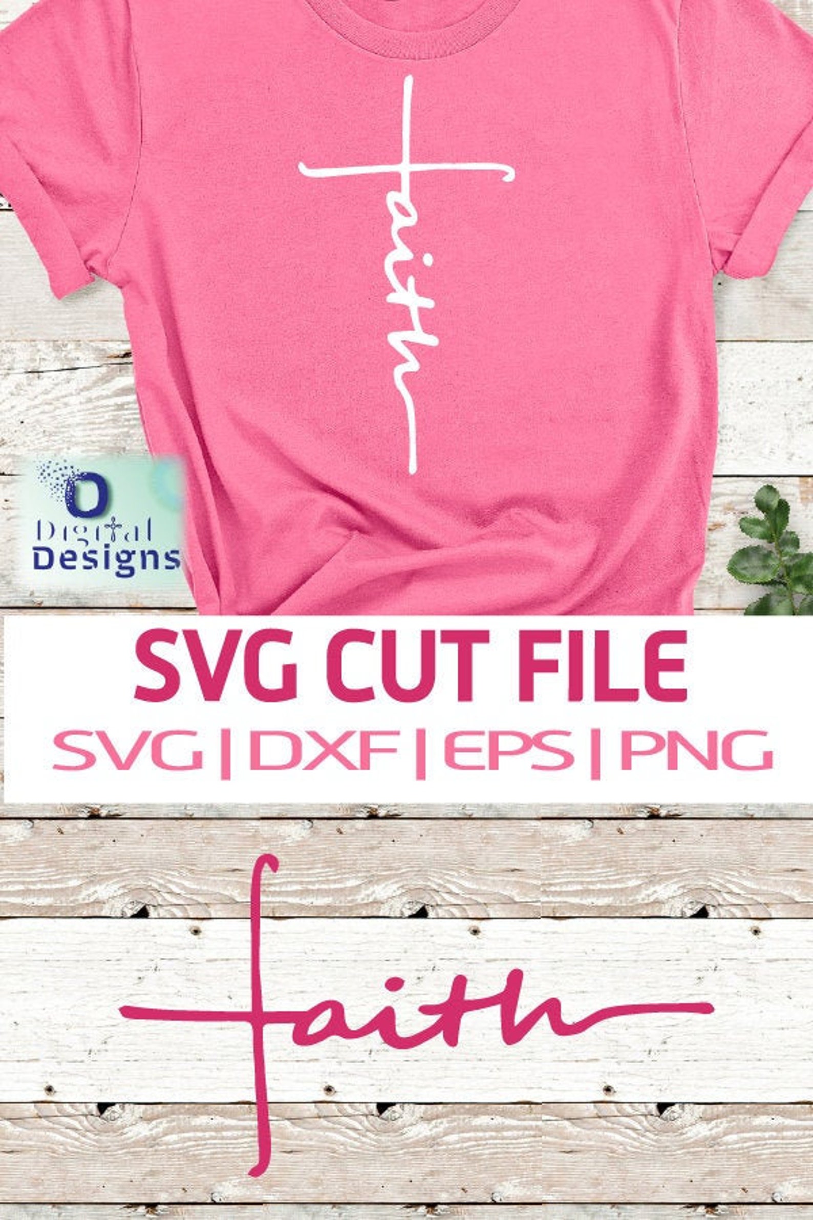 Faith Svg Christian DIY Religious Svg Popular SVG Faith Cross | Etsy