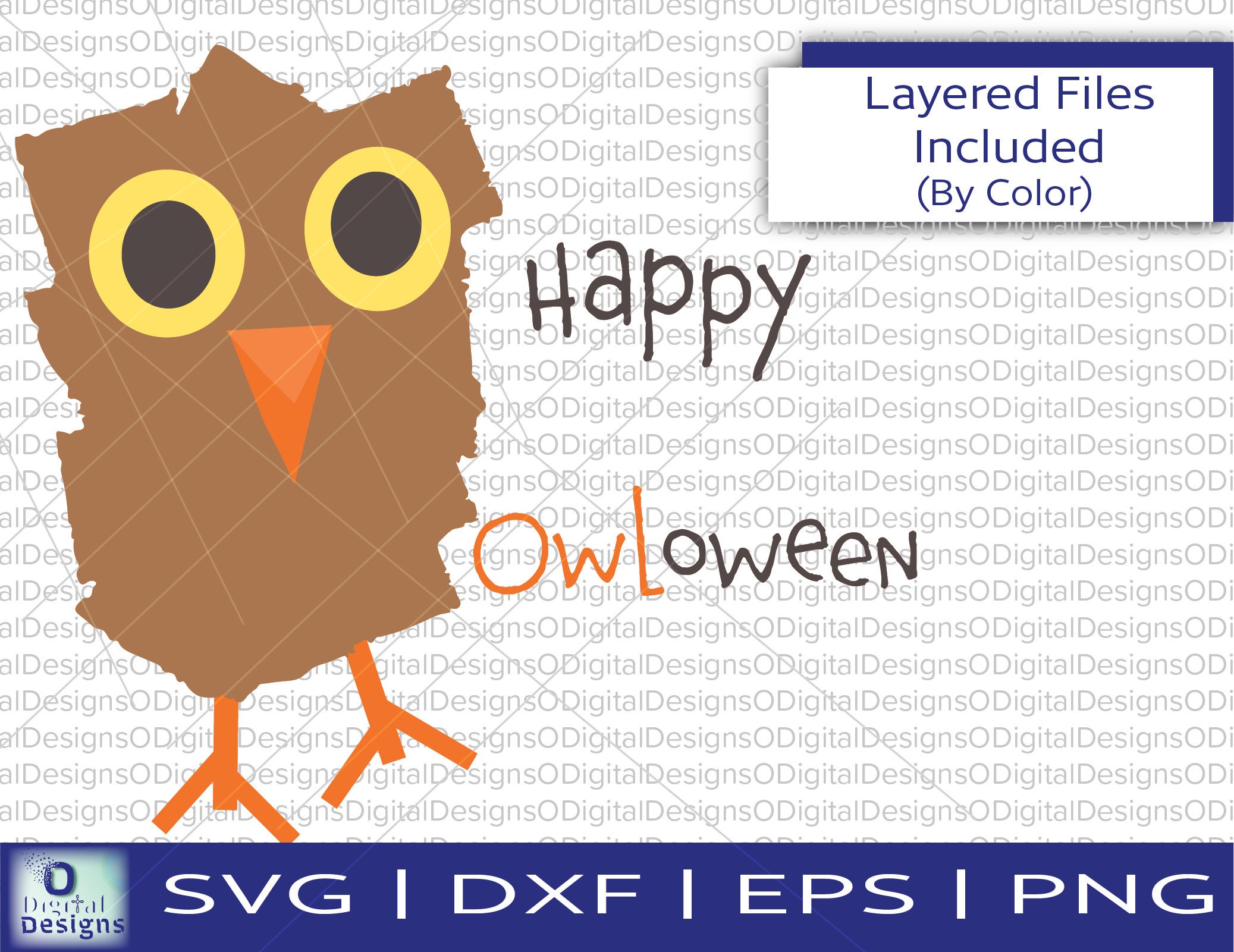 Happy Owloween Layered svg Owl clipart Owl png Owl cricut | Etsy