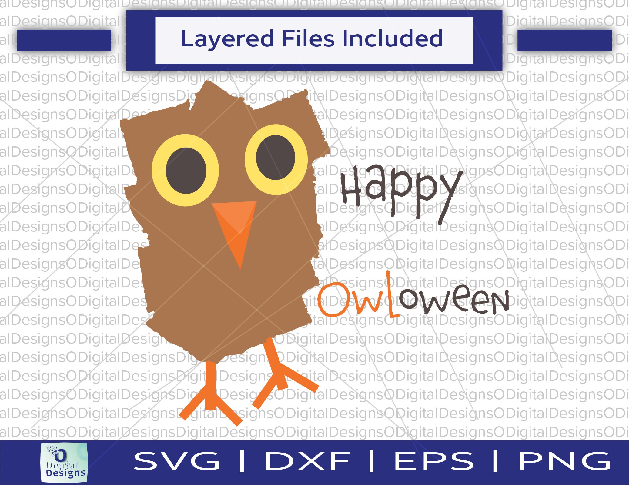 Happy Owloween Layered svg Owl clipart Owl png Owl cricut | Etsy