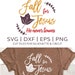Fall for Jesus Svg Jesus Svg Autumn Svg Leaf Svg Fall Clipart Fall ...