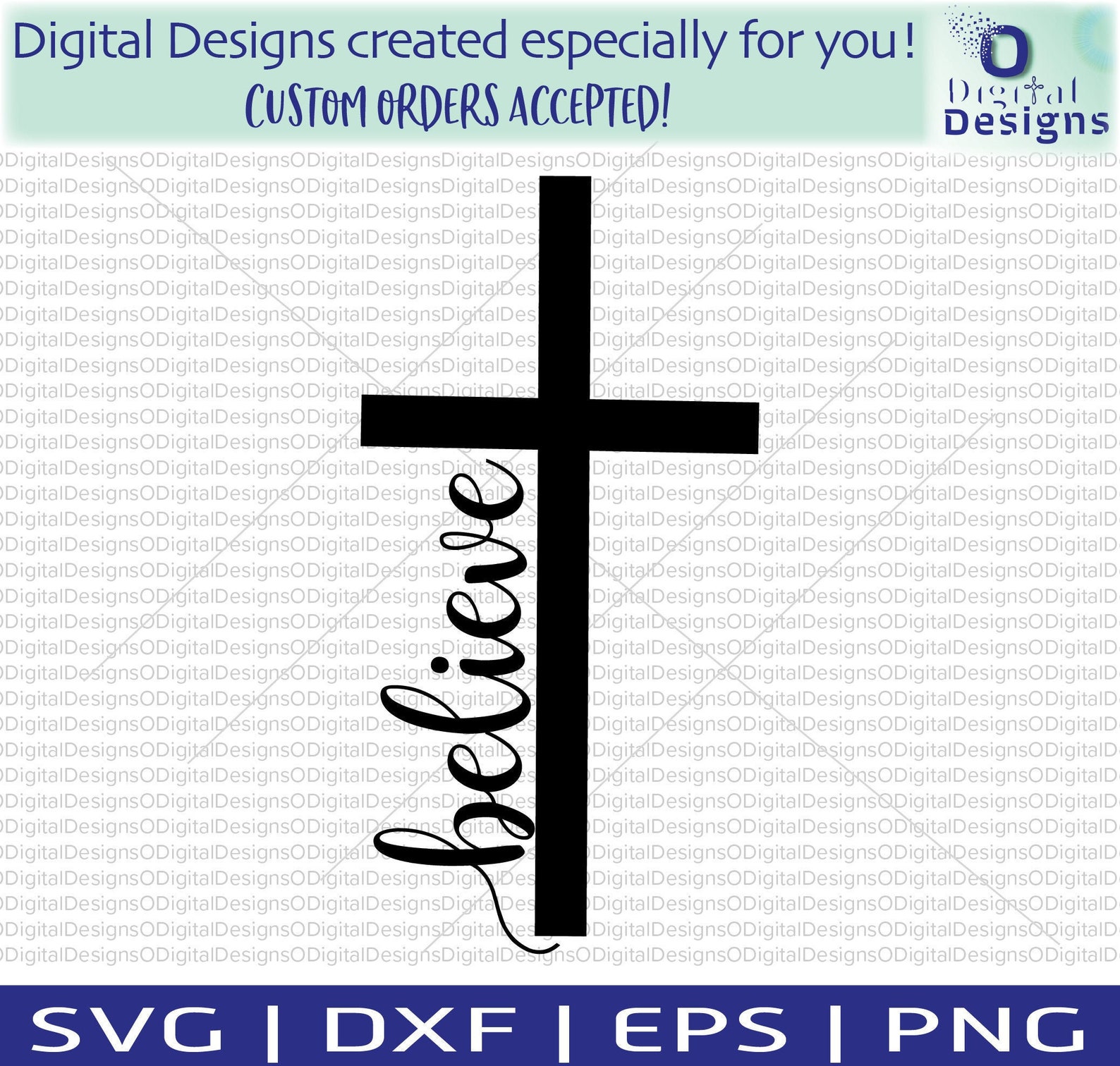 Believe Svg Believe Vertical Svg Inspirational Svg Cross Svg - Etsy