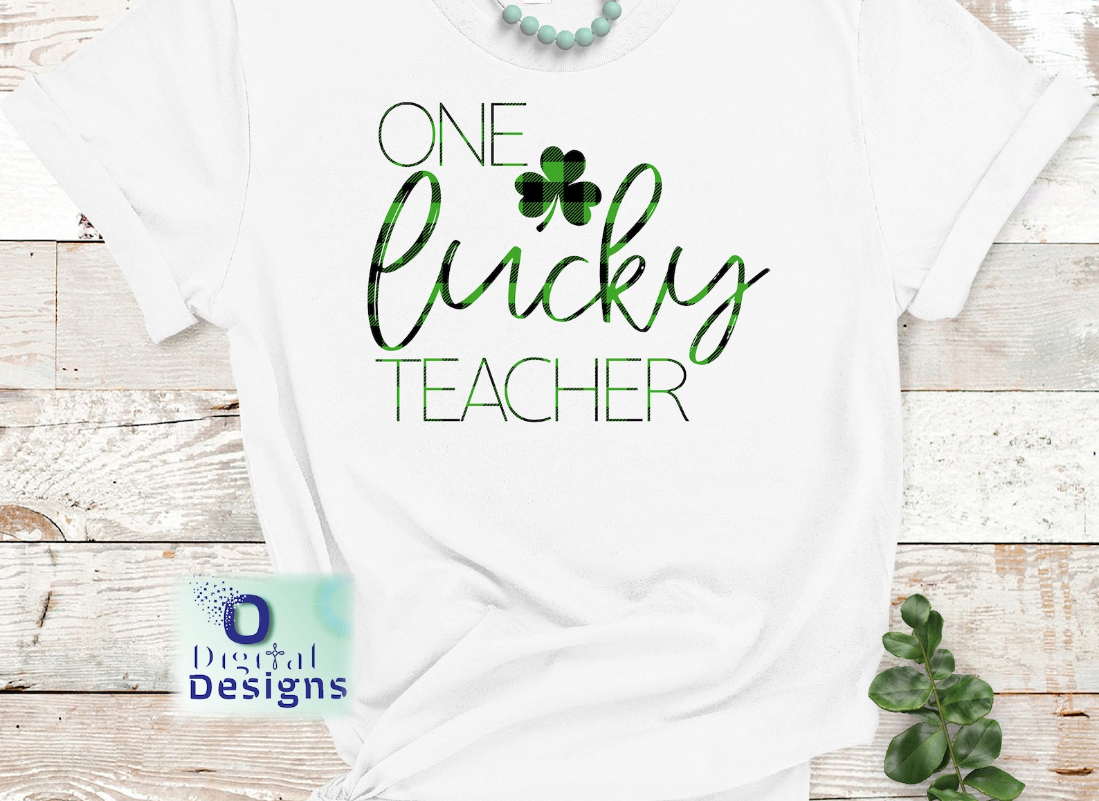 One Lucky Teacher Svg Teacher St Patricks Day Shirt Svg St Patricks ...