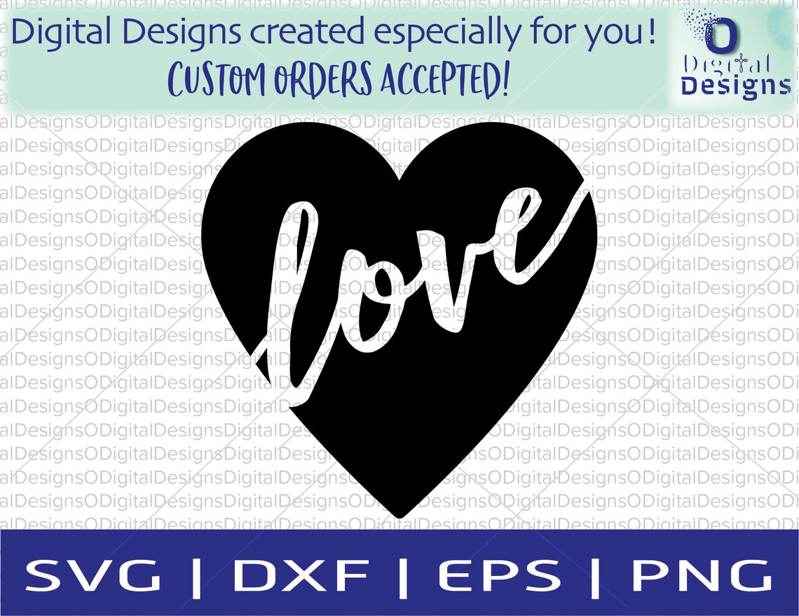 Heart Svg Love SVG Valentine SVG Valentine Svg Files for - Etsy