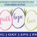 Faith Hope Love Svg Kids Easter Svg Easter Png Easter Egg Cut File Svg ...