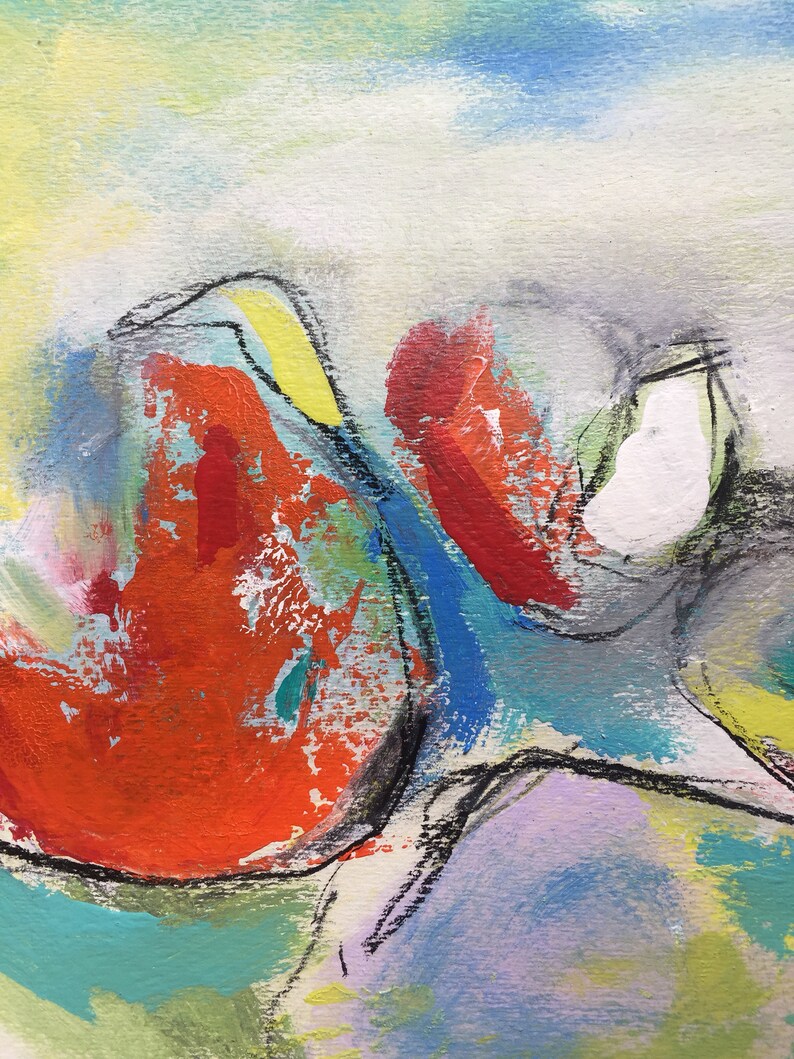 Masquerade -mixed Media on Watercolor Paper - Affordable Art - Etsy