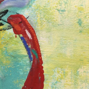 Dancer -mixed Media on Watercolor Paper - Affordable Art - Etsy