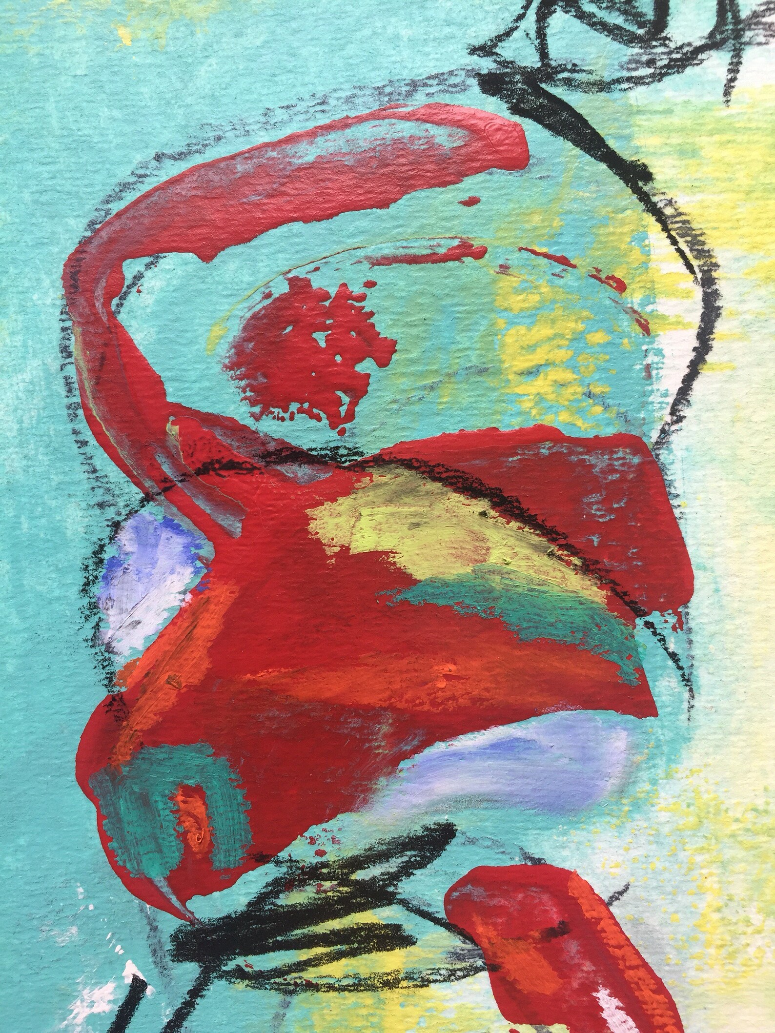 Dancer -mixed Media on Watercolor Paper - Affordable Art - Etsy
