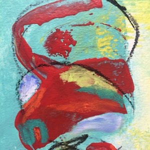 Dancer -mixed Media on Watercolor Paper - Affordable Art - Etsy