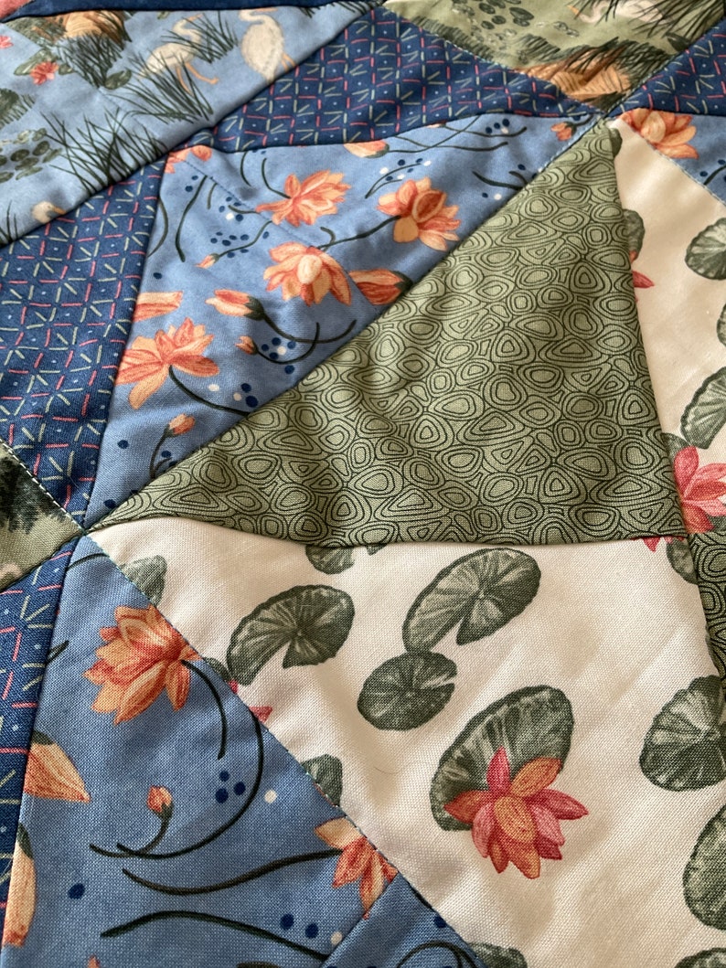 Large Patchwork Quilt Plus Four Cushion Covers - Etsy