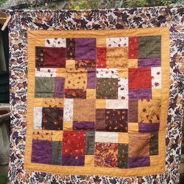 Nine Patch Quilt - Etsy