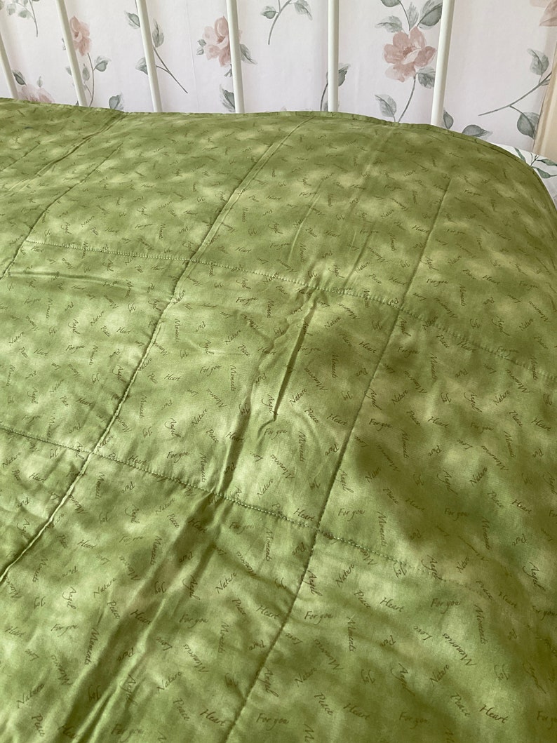 Large Handmade Patchwork Quilt - Etsy