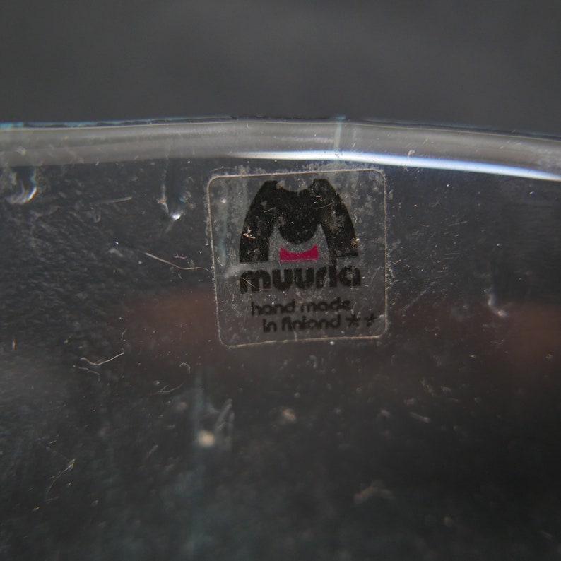 Vintage Glass Vase - Muurla - Finland - 1960s - Etsy