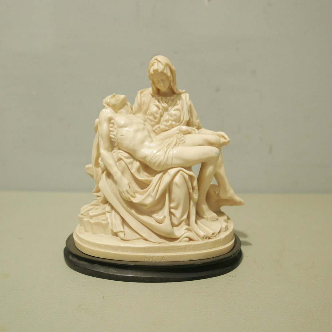 Santini Resin Sculpture - Mary and Jesus - Italy - 1980s - Devotionalia ...