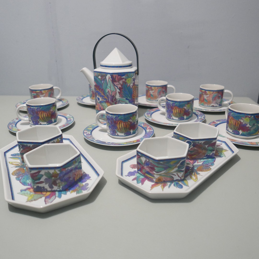 Rosenthal Tea Set Barbara Brenner Porcelain Germany 1970 - Etsy
